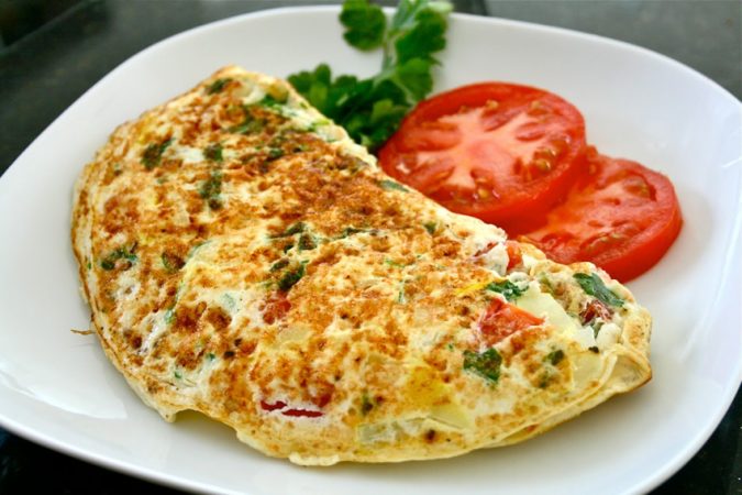 How To Prepare Vegetable Stuffed Omelet